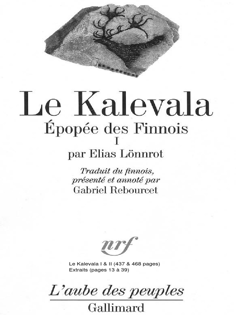 Le Kalevala : Épopée Finnoise | PDF | Art | Poésie