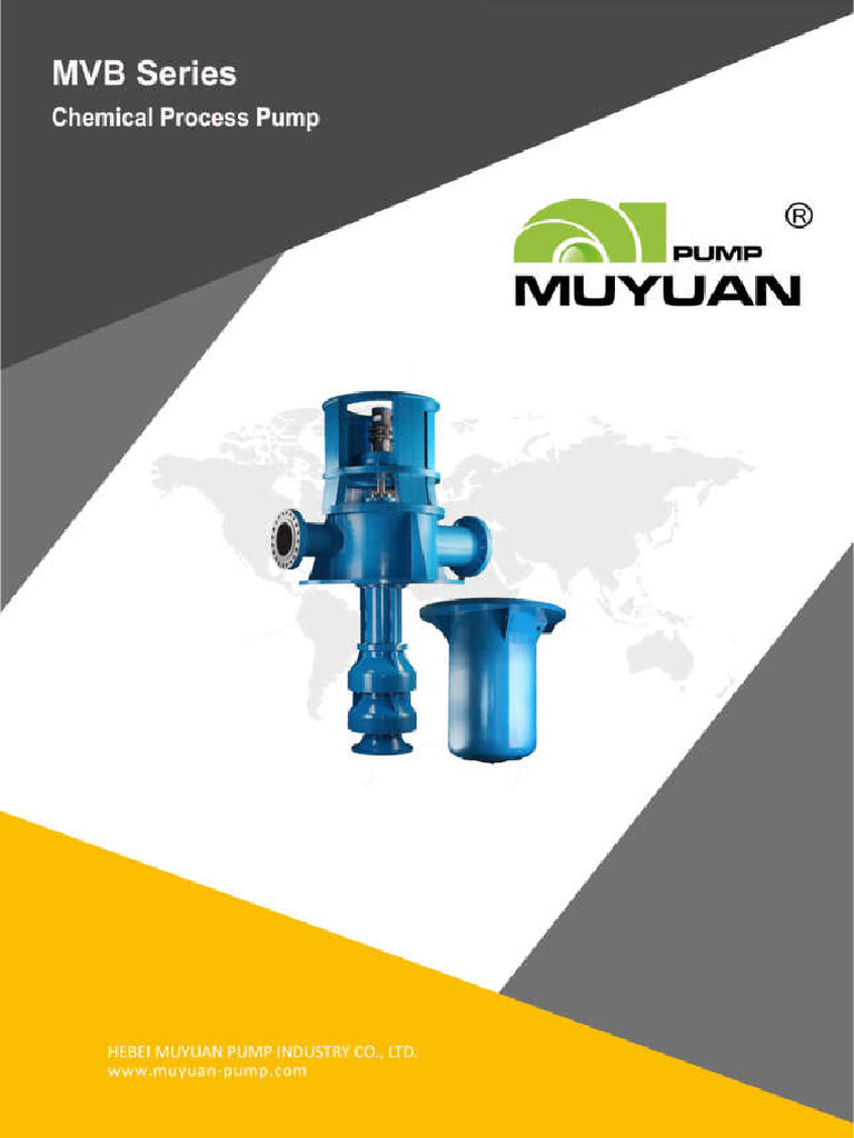 MVB系列泵样本 | PDF | Pump | Bearing (Mechanical)