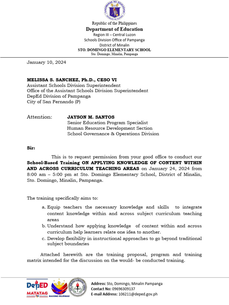 Inset Applying | PDF | Curriculum | Teachers