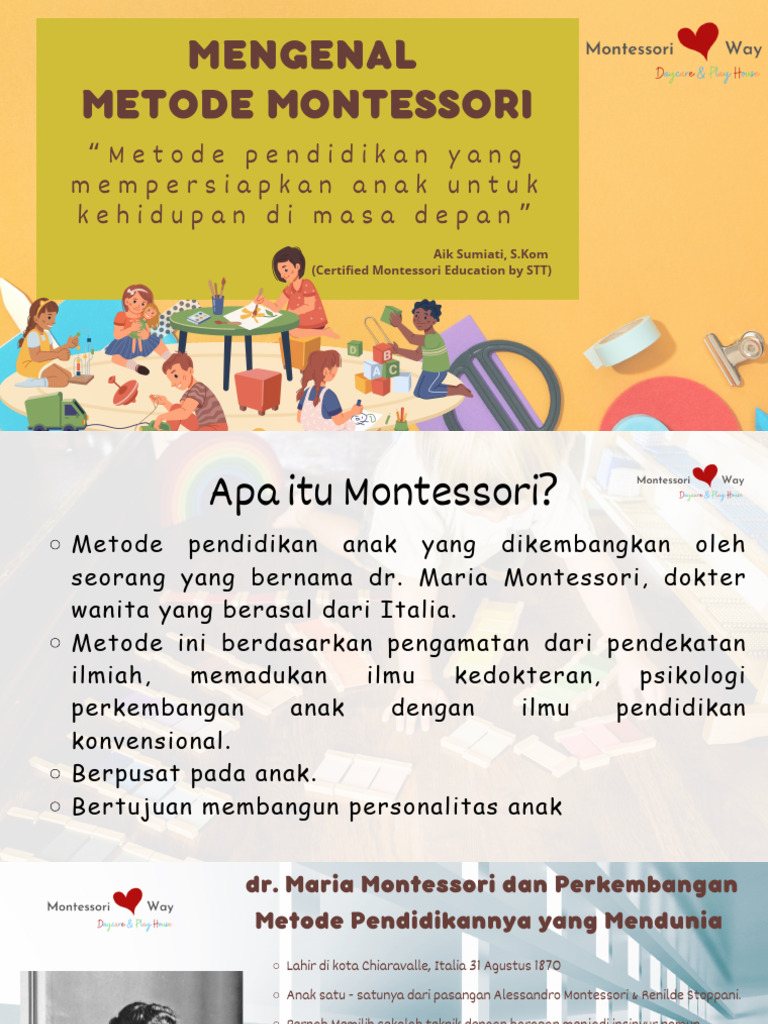 Mengenal Metode Montessori | PDF