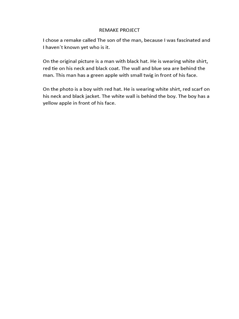 Remake Project | PDF