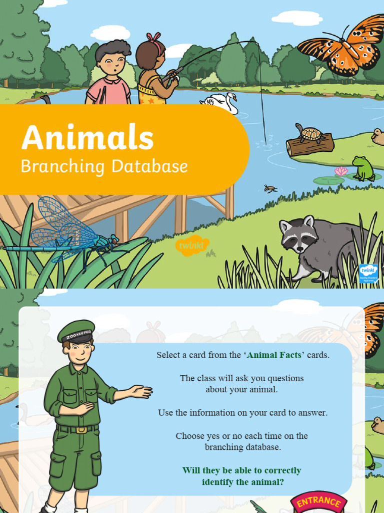Animal Branching Database Powerpoint | PDF
