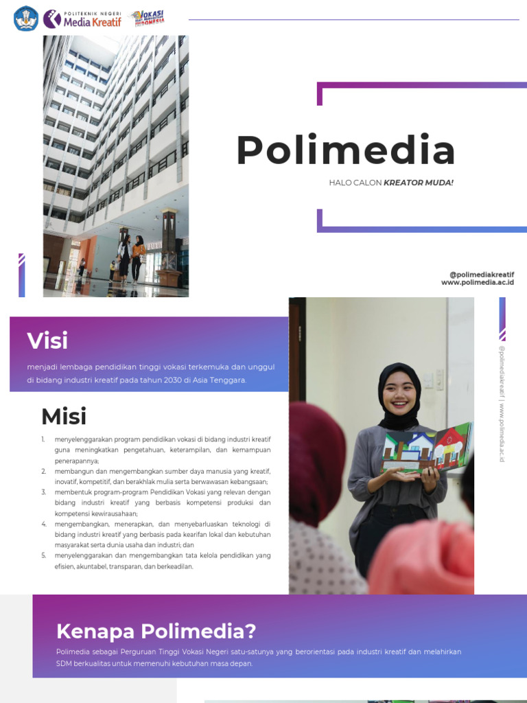 PMB Polimedia 2024: Info dan Program | PDF