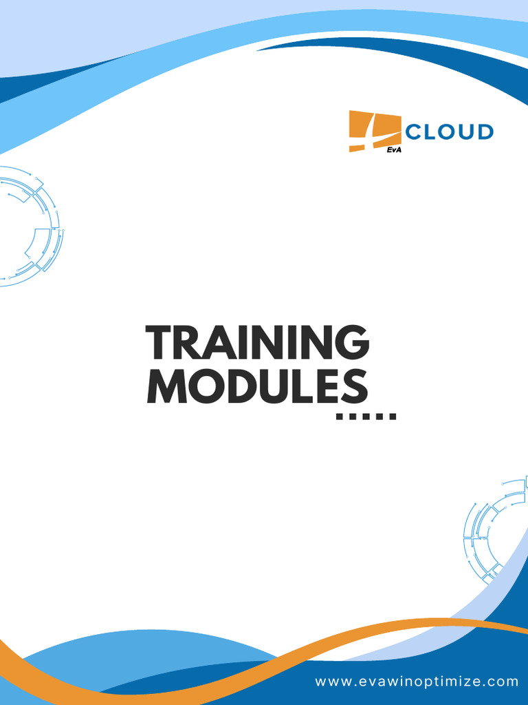 Training Modules - EvA Cloud | Download Free PDF | Pricing | Computing