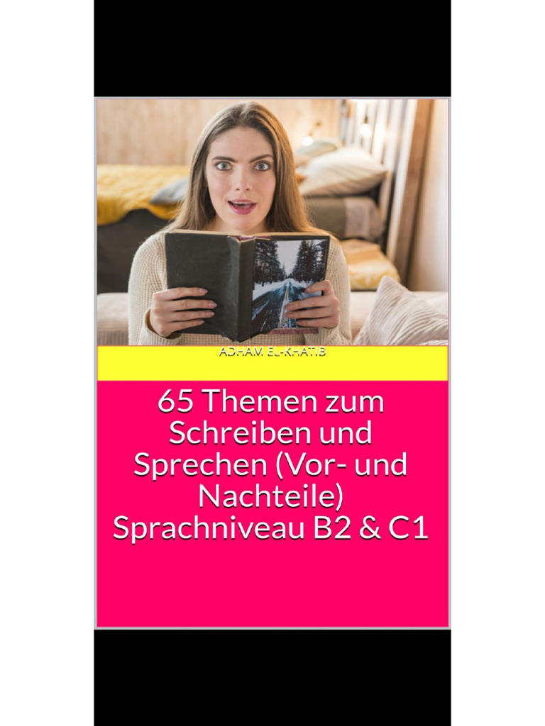 65 Themen Zum Schreiben Und Sprechen Vor Und Nachteile Sprachniveau | PDF