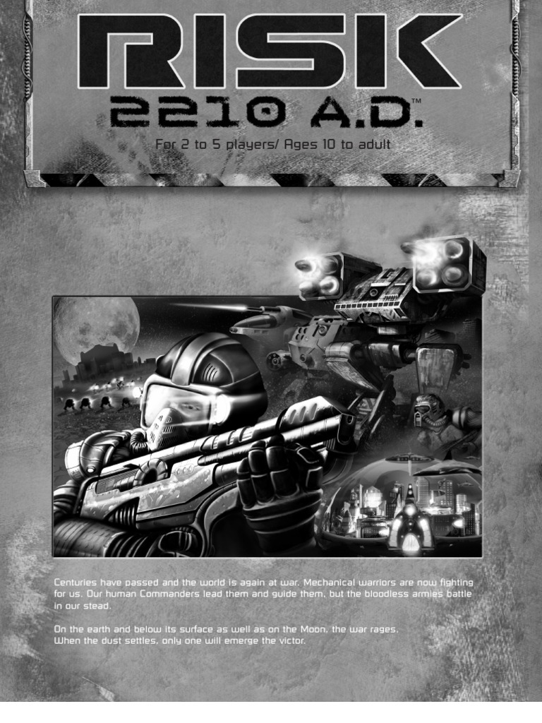 Risk 2210 Rules | PDF | Leisure Activities | Tabletop Games