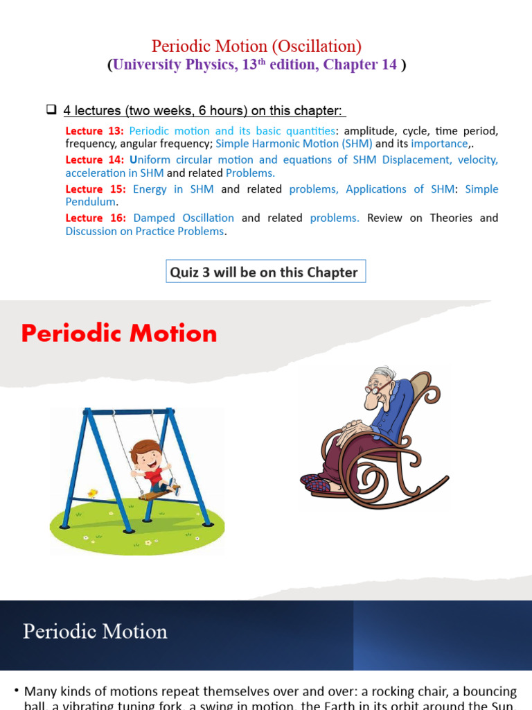 Physics 2 - Lecture 13,14,15,16 - Fall2023-24 | PDF | Oscillation | Damping