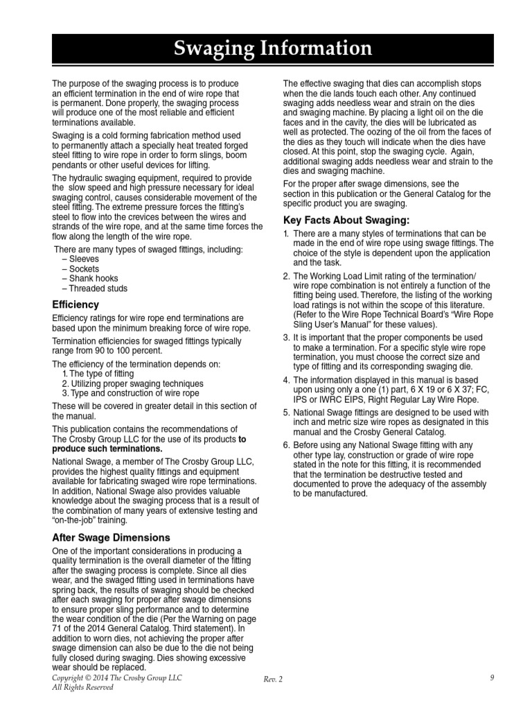 Crosby Manual 2 | PDF | Screw | Wire