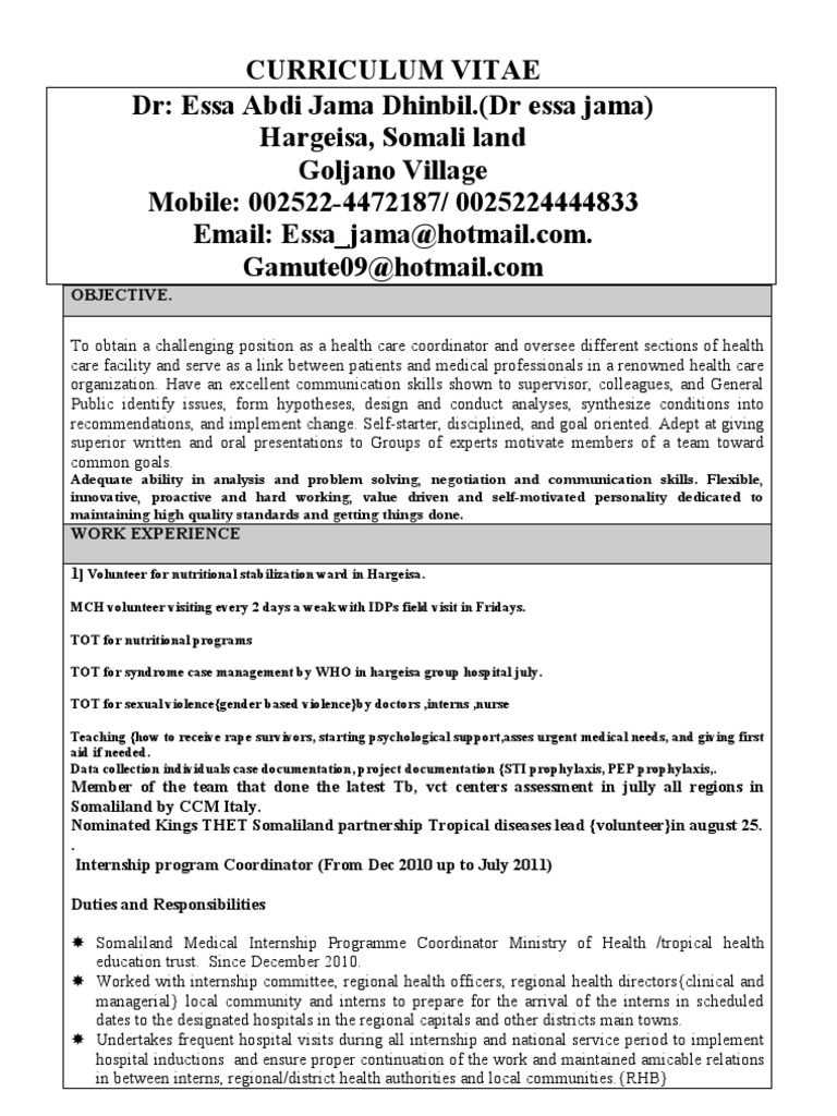 Essa Jama GUI Profile | PDF | Childbirth | Surgery