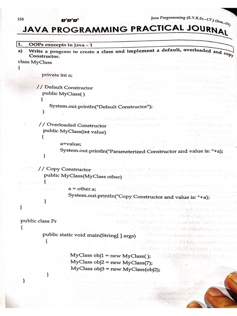 Syit Java Practical PDF | PDF