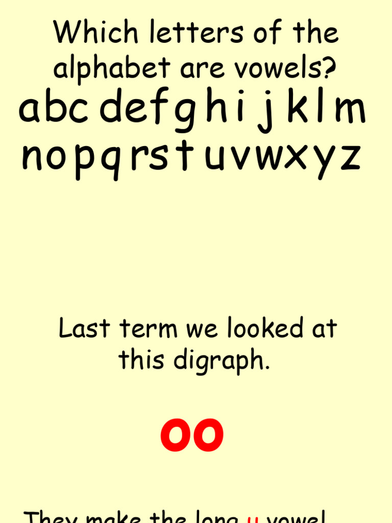 Understanding Vowel Sounds and Digraphs | PDF | Language Arts & Discipline