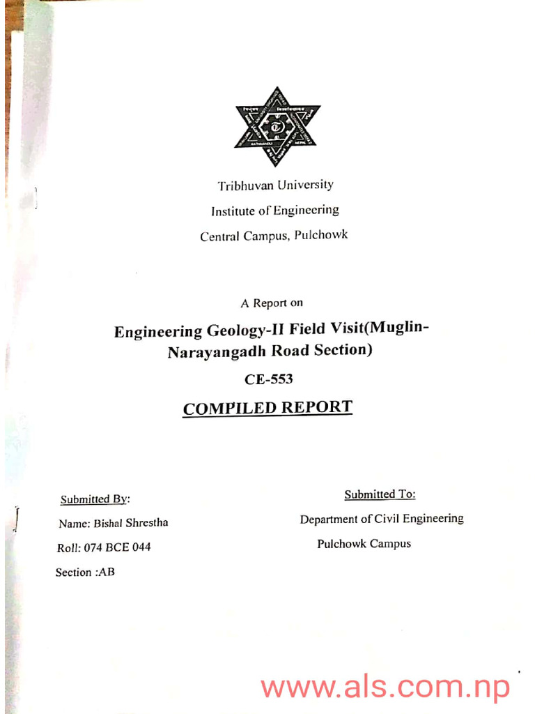 Geology Field Report | PDF