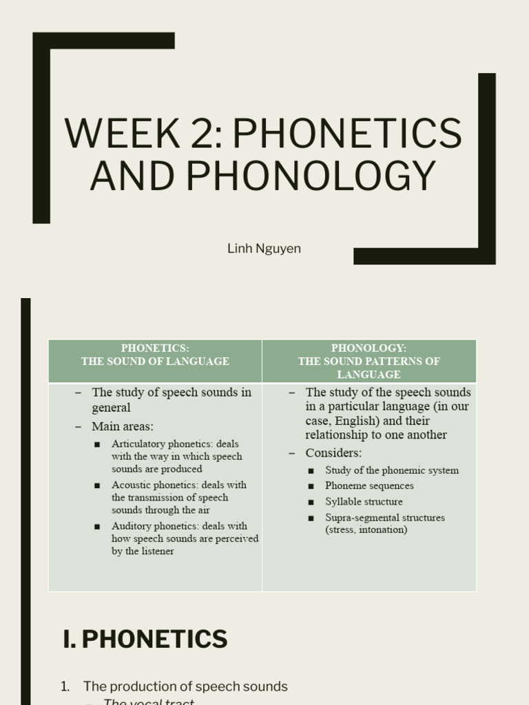 SOL-week 2 | Download Free PDF | Stress (Linguistics) | Phonetics