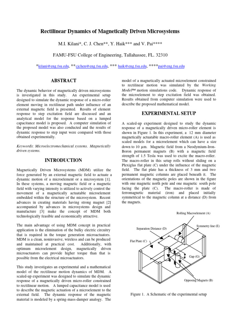 C1 Rectilinear Dynamics (As Published) | PDF | Magnetic Field | Force