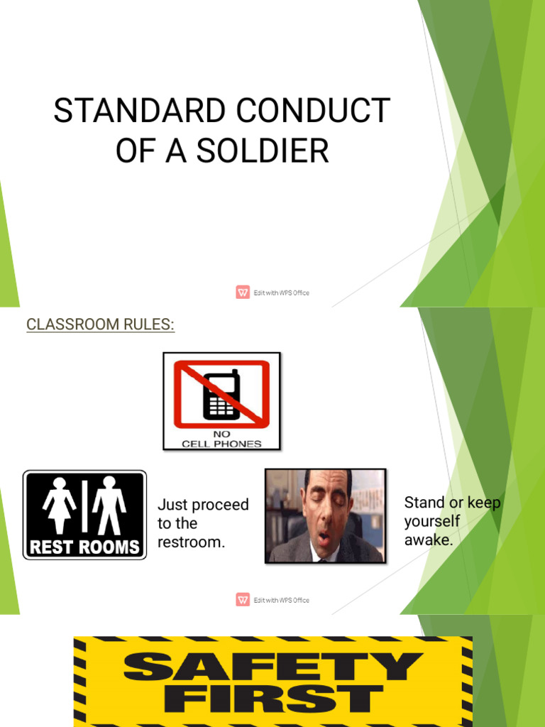 Standards of Conduct for Soldiers | PDF | Disciplines
