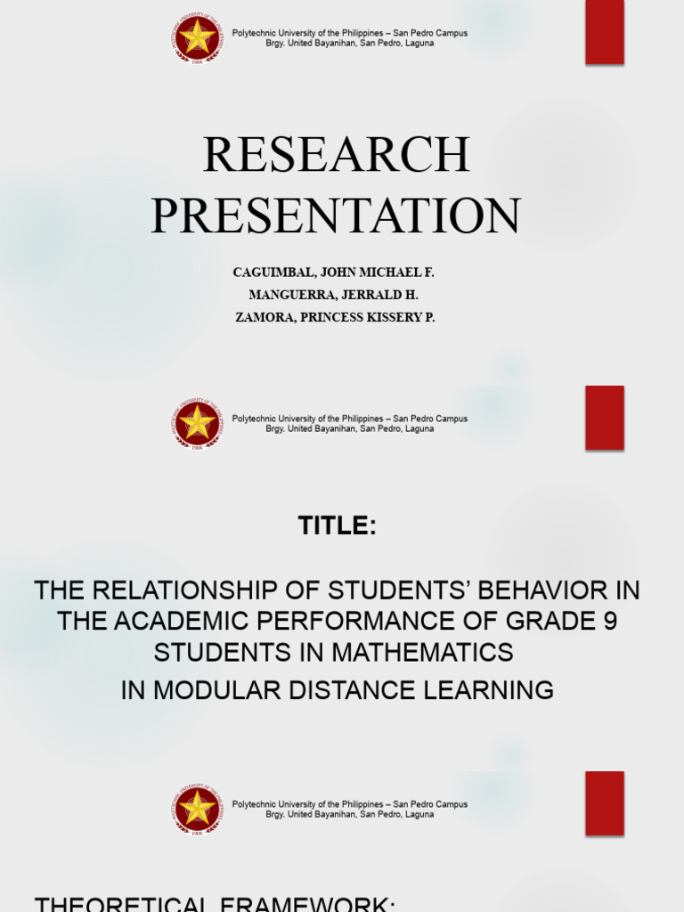 Research Presentation Group 12 | PDF | Self Concept | Experience