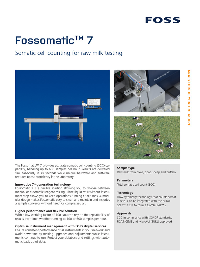 Fossomatic 7 Solution Brochure EN | PDF | Physical Sciences