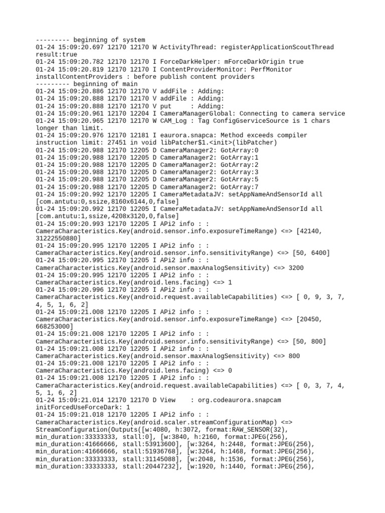 Log Cat 1706083760916 | PDF | Computing | Computer Engineering