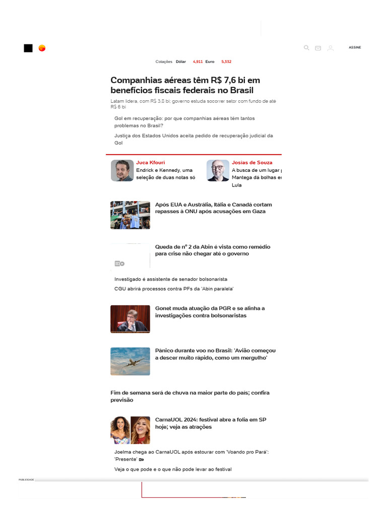 UOL - Seu Universo Online | PDF