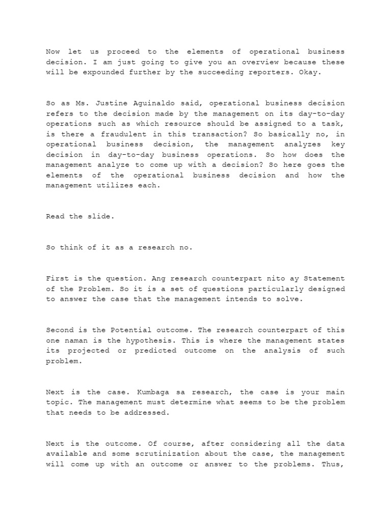 Business Logic Final Report | PDF