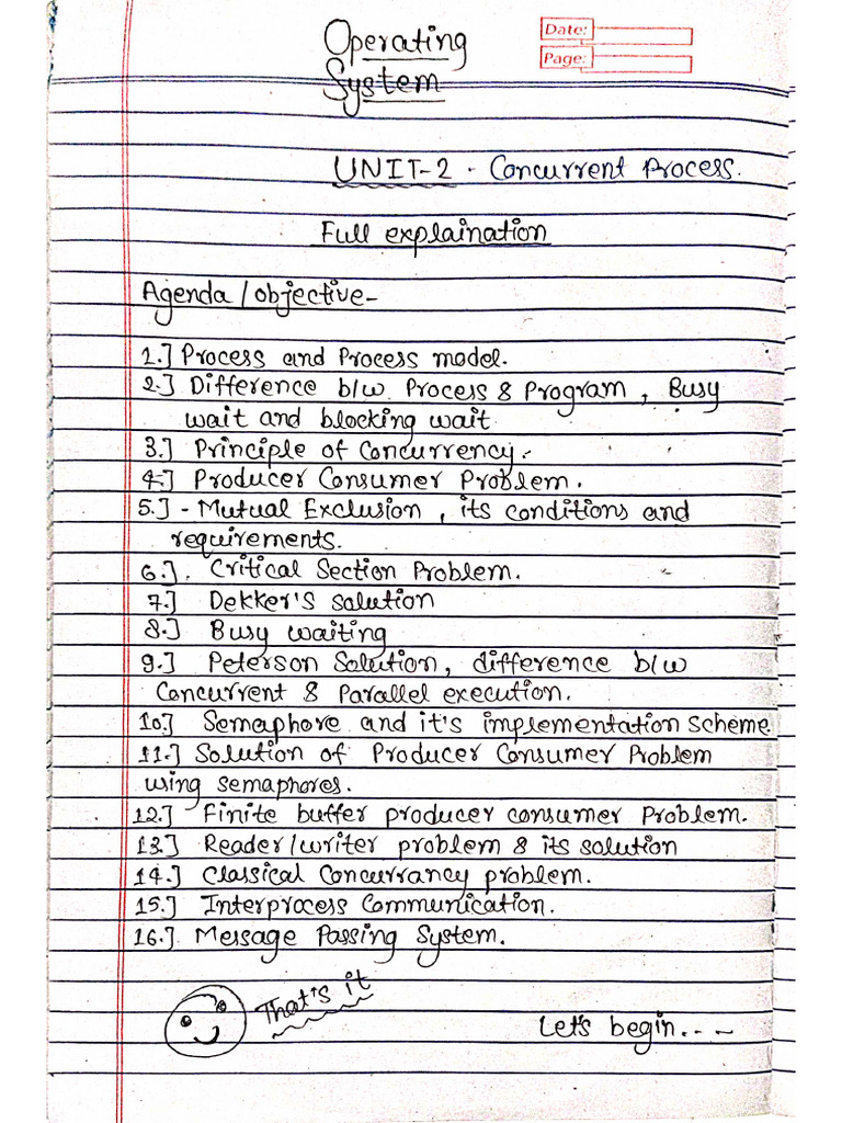 Unit 2 Operating System Notes | PDF Unit 2 Operating System Notes | PDF