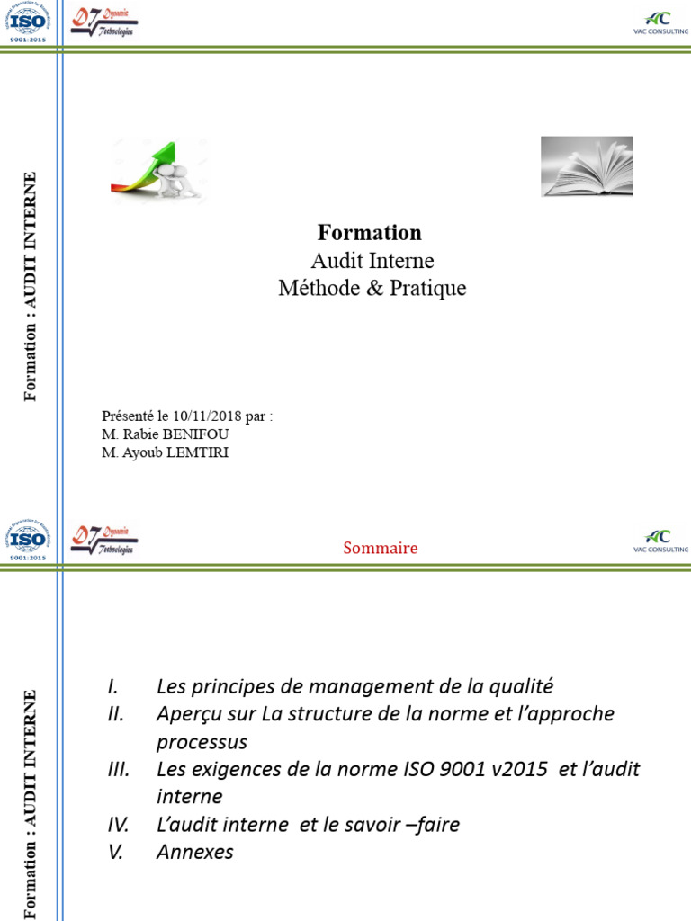 Formation D'audit Interne | PDF | Management de la qualité | Audit