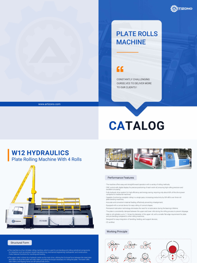 Plate Rolling Machine Catalog | PDF