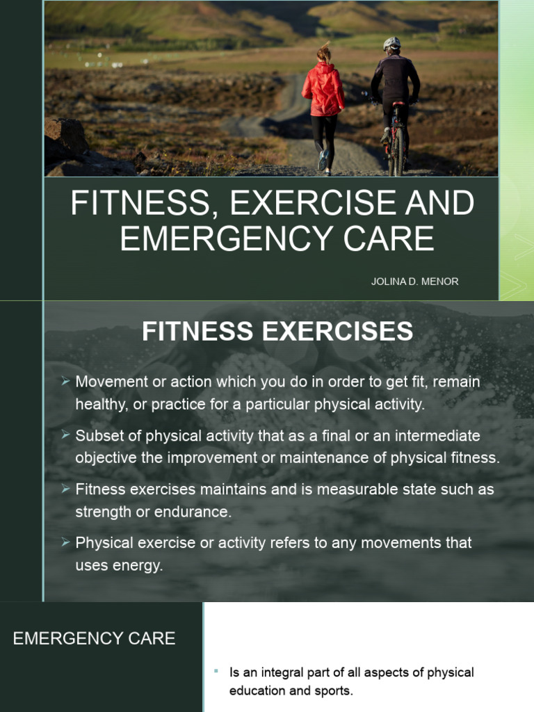 Fitness and Emergency Care Overview | PDF