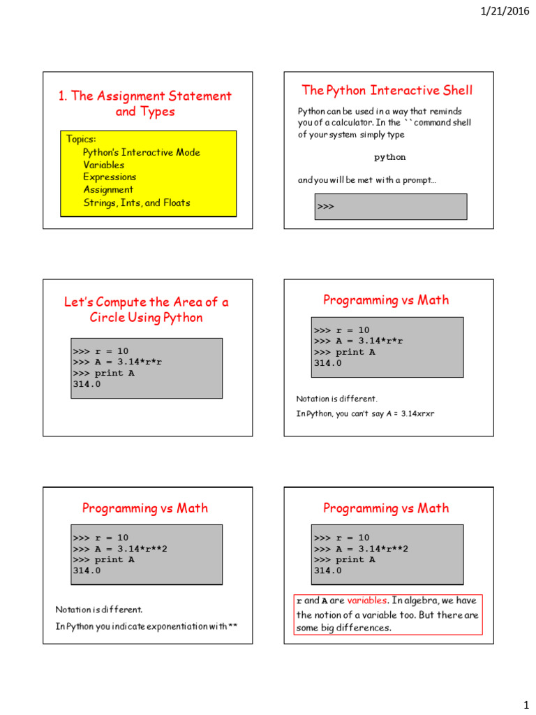 Assignandtypesh Download Free Pdf Integer Computer Science Variable Computer Science 