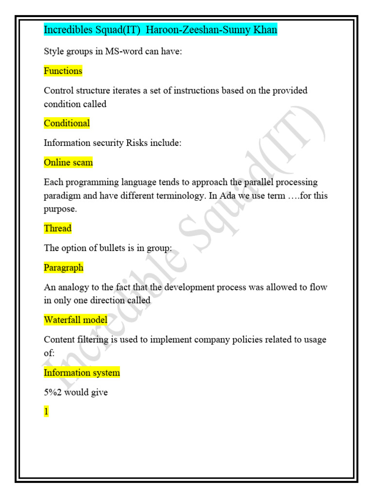 CS101 Quiz To 109 To 220 | PDF | Control Flow | Systems Engineering