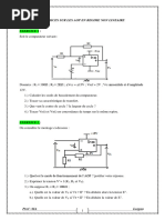 Exercices Corrigés sur l'AOP Parfait | PDF | Amplificateur opérationnel ...