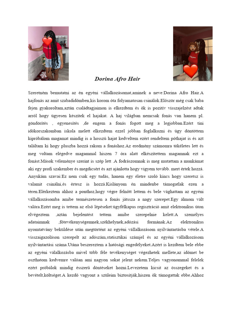 Dorina Afro Hair | PDF