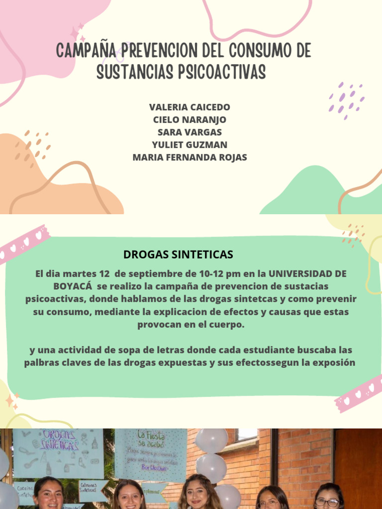 Campaña De Prevencion Del Consumo De Sustancias Psicoactivas Pdf