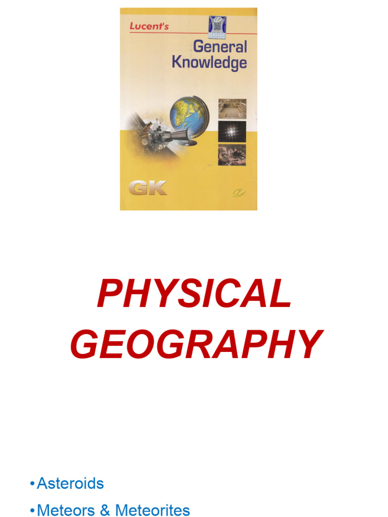 Geography 6 | PDF | Asteroid | Meteoroid