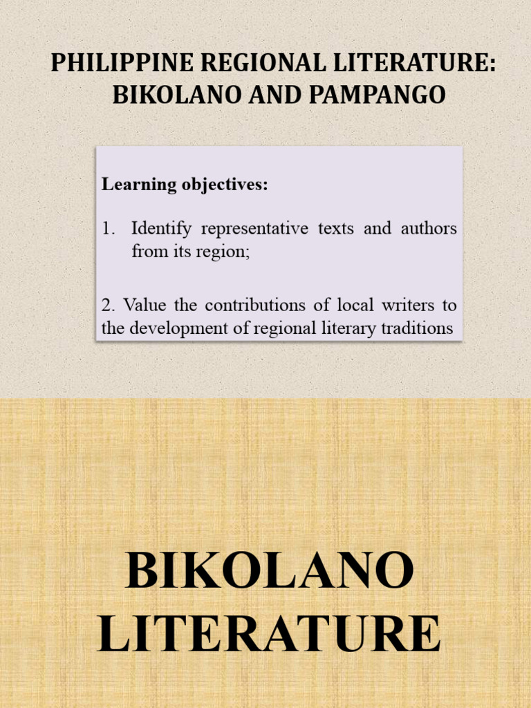 Pampango Literature and Its Legacy | PDF | Classics