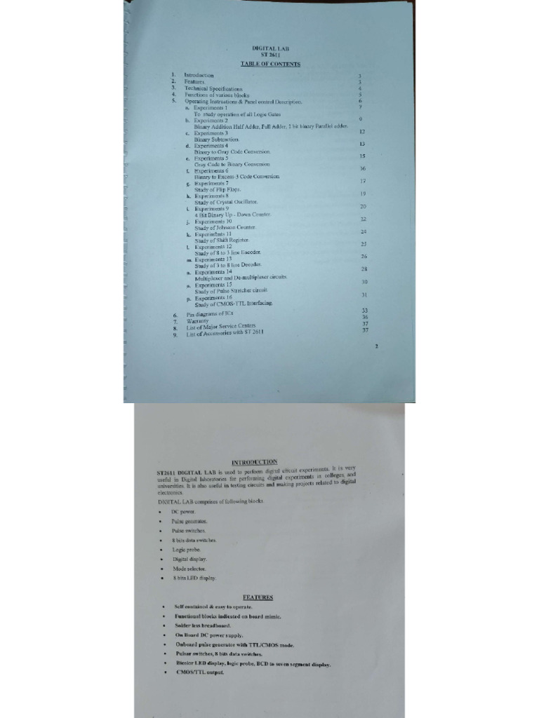 Digital Circuits Lab Manual | PDF