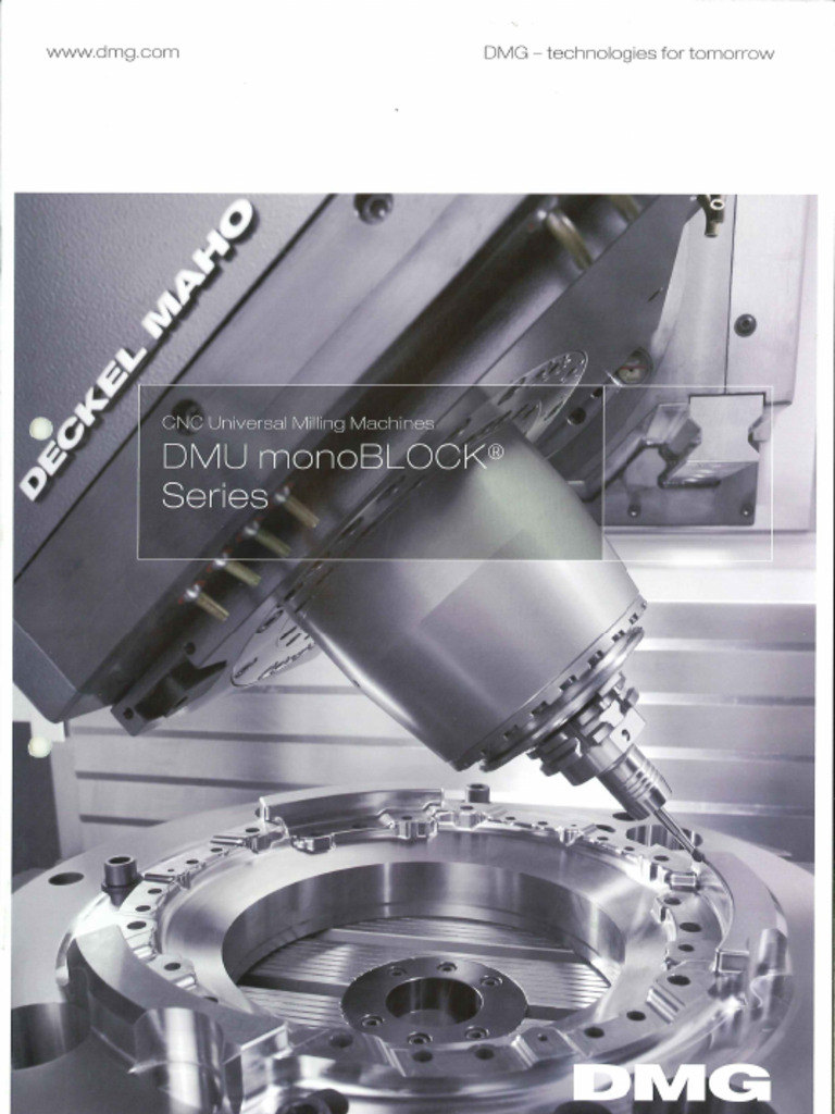 Dmu Monoblock Series | PDF