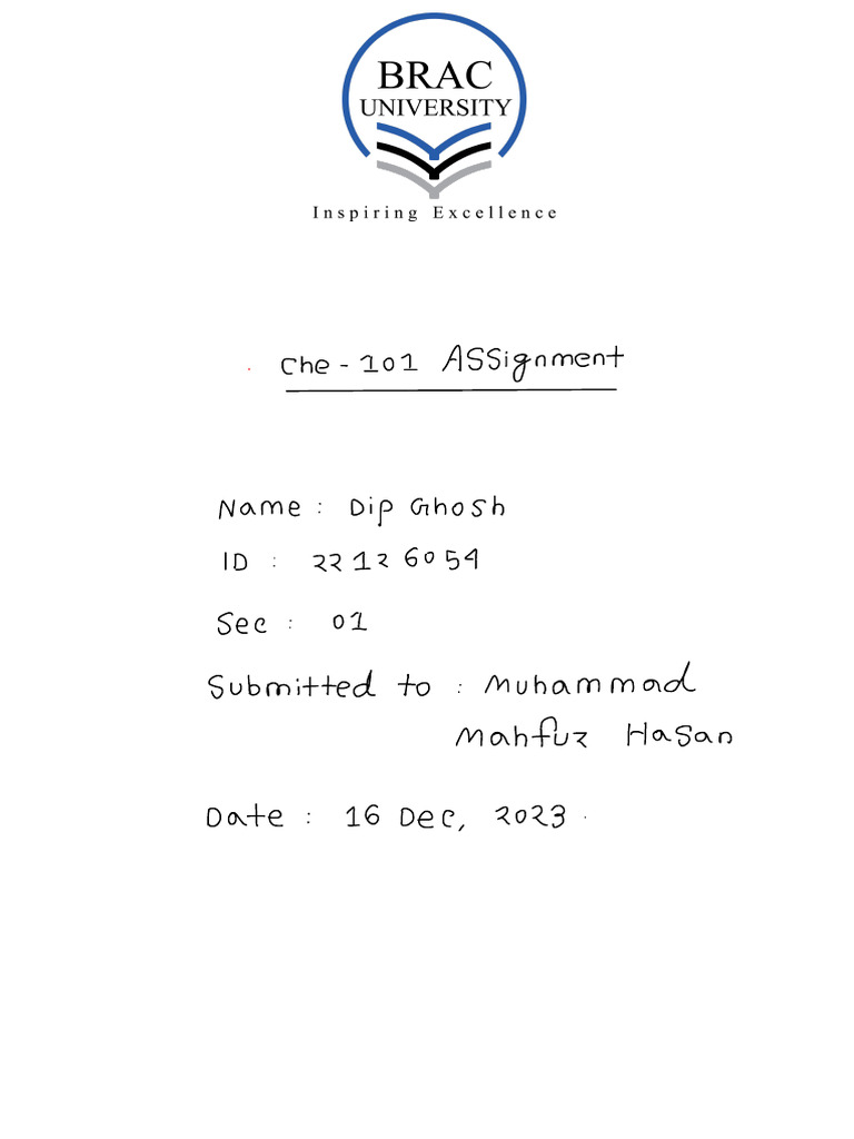 Assignment (Dip Ghosh-22126054-Sec-01) | PDF