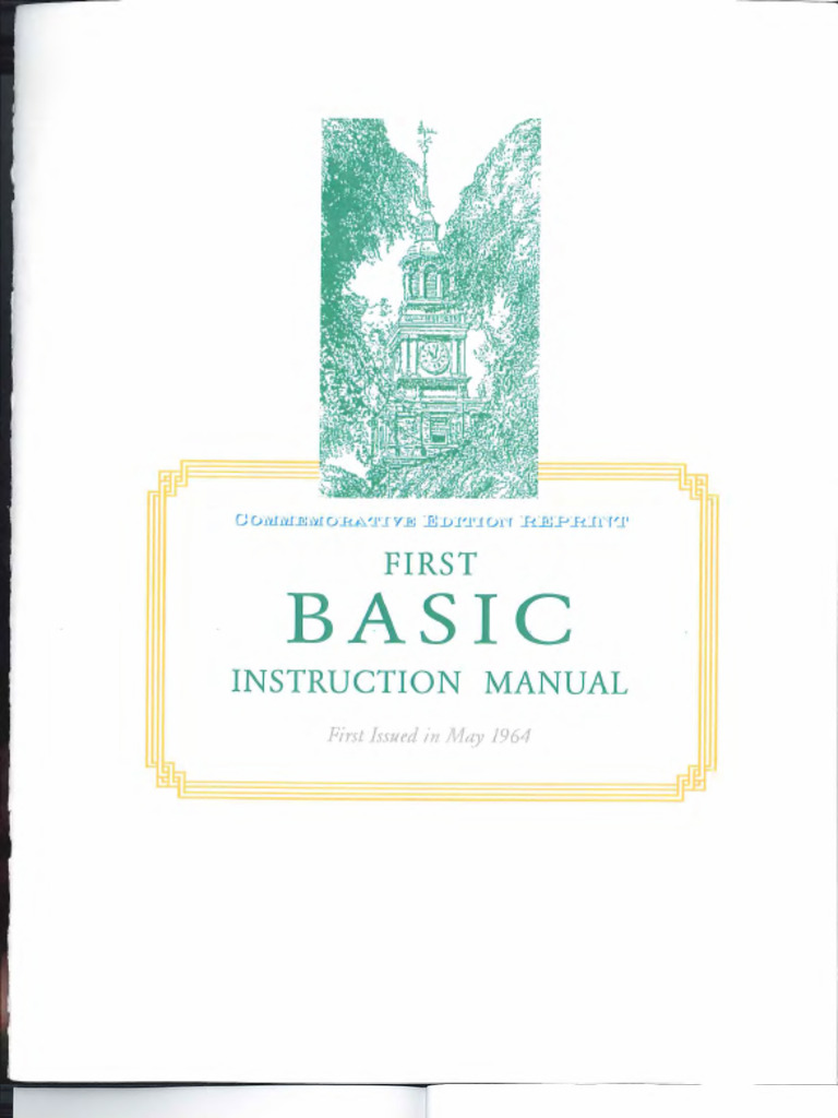 Basic Manual 1964 | PDF