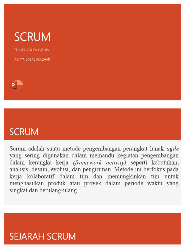 RPL - Metode Scrum | PDF