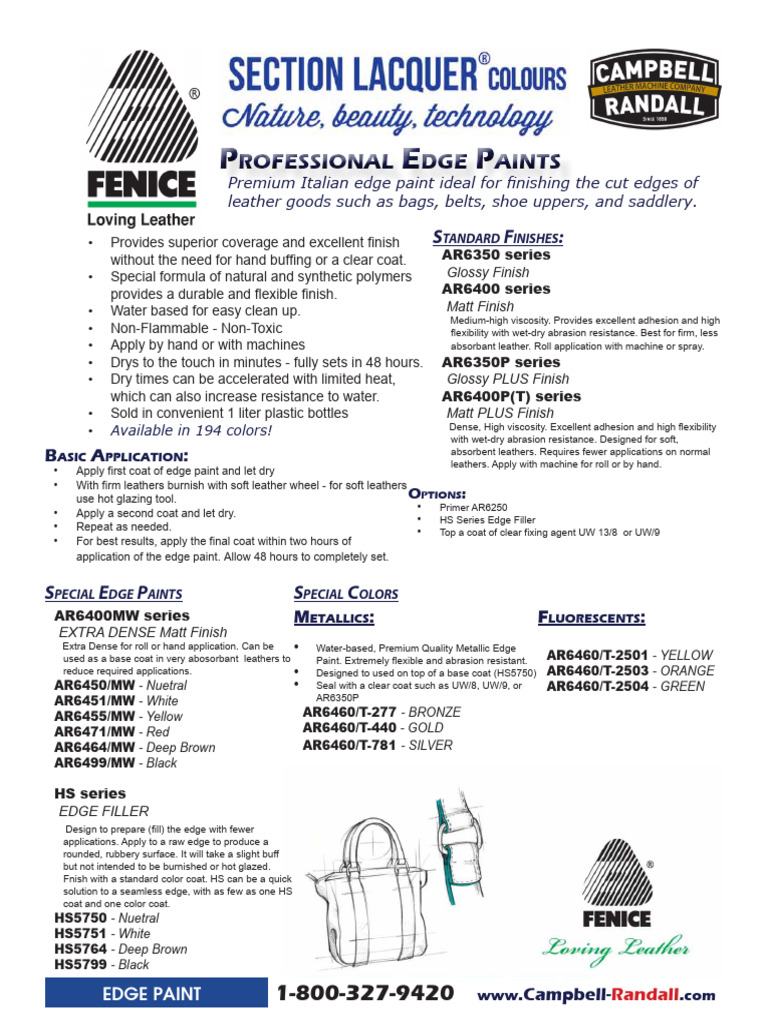 FENICE SL-Colors 1556025224 | PDF | Paint | Leather