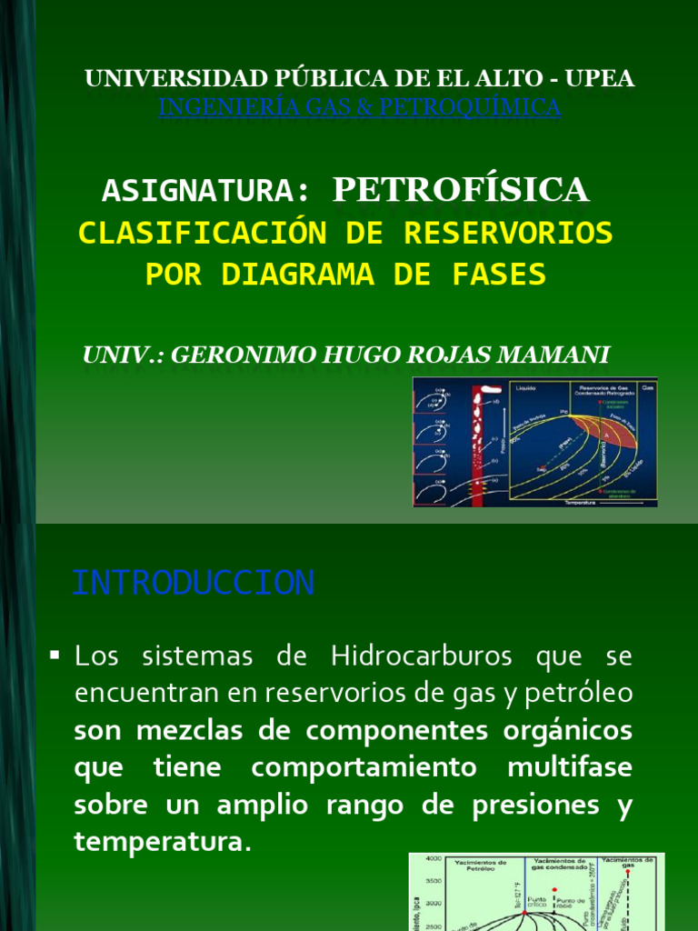 Clasificacion Con Diagrama de Fases | PDF | Petróleo | Diagrama de fases