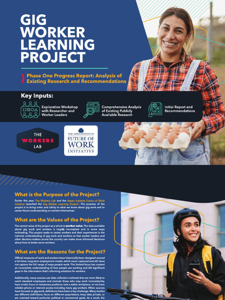 Gig Worker Learning Project - Phase One Progress Report - Analysis of ...