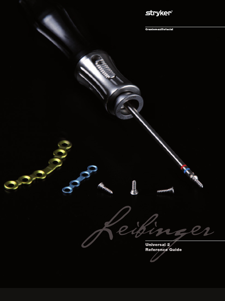 Leibinger Universal Plating System Reference Guide | PDF | Screw | Drill