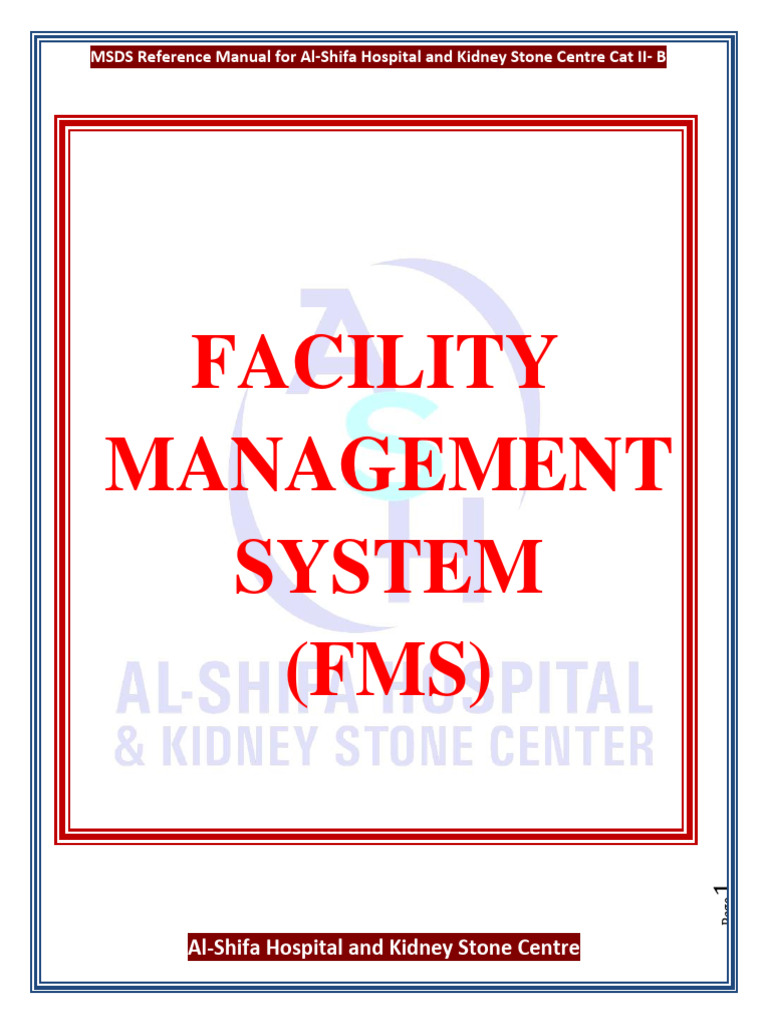 Facility Management System (FMS) | PDF | Flood | Firefighting