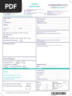 Radiology Request Form | PDF