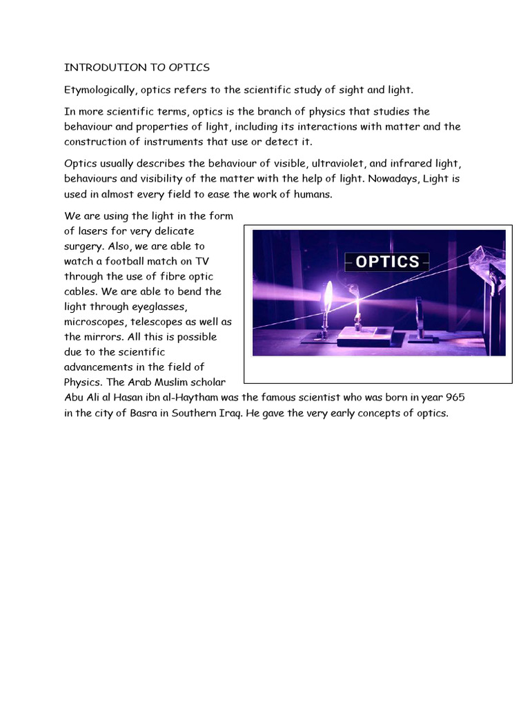 Understanding Light: Interference & Diffraction | PDF | Diffraction ...