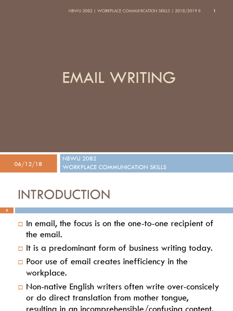 5 Email Writing | Download Free PDF | Communication | Writing