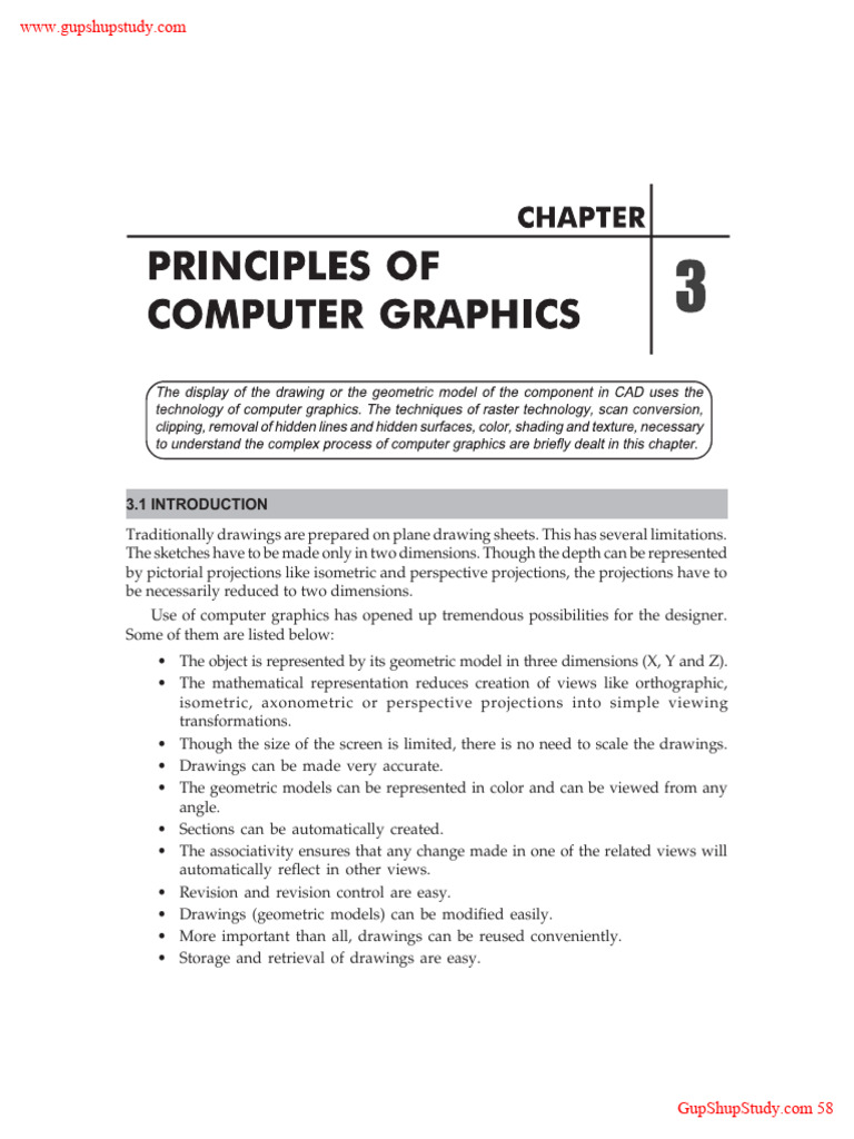 Unit I F Computer Graphics - Introduction | PDF
