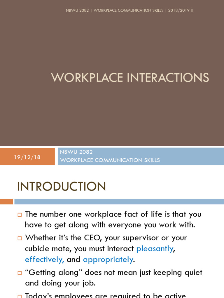 Workplace Communication Essentials | PDF | Communication | Profanity